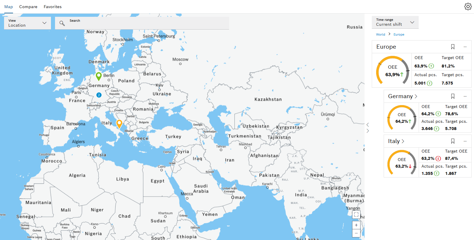 Overview: Map Tab :: Nexeed Learning Portal