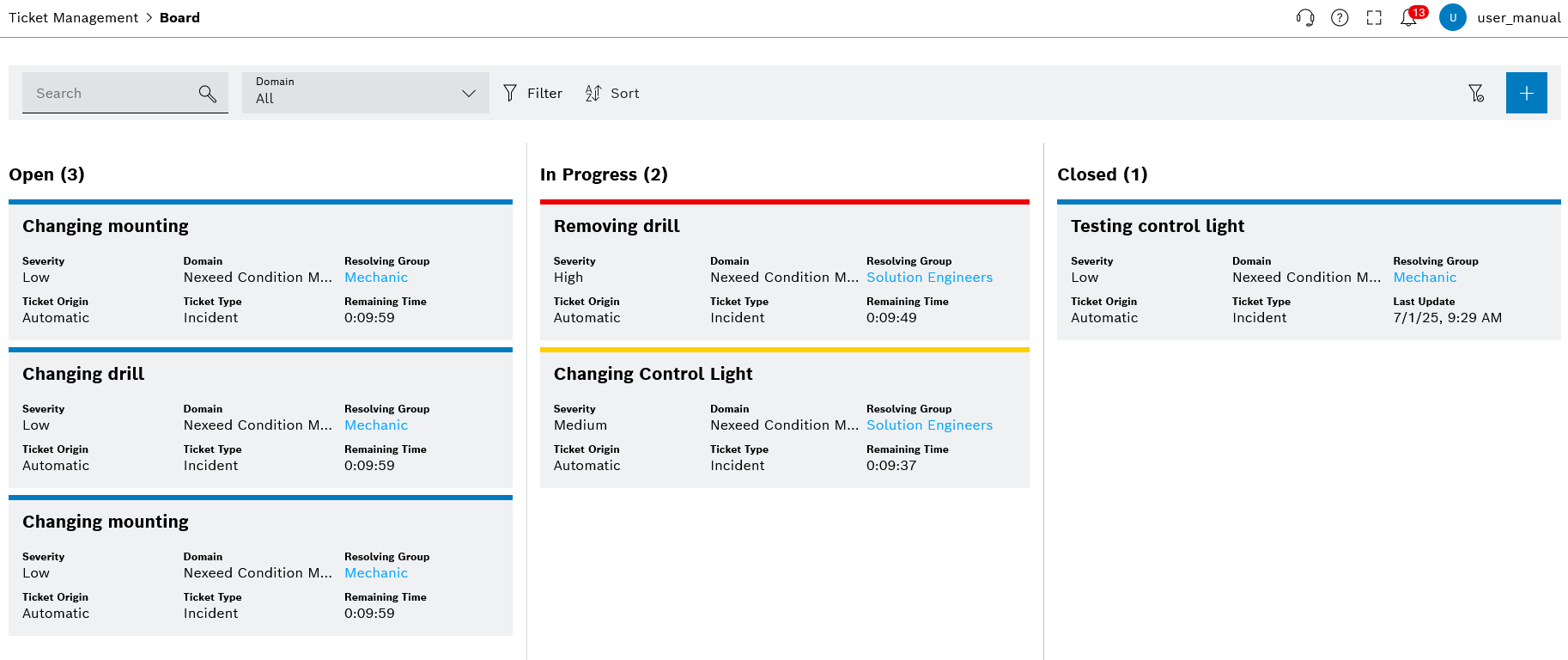 Ticket Management :: Nexeed Learning Portal